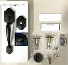 SCHLAGE VH60 Single Cylinder Deadbolt Jeffir Knob Bly Finish